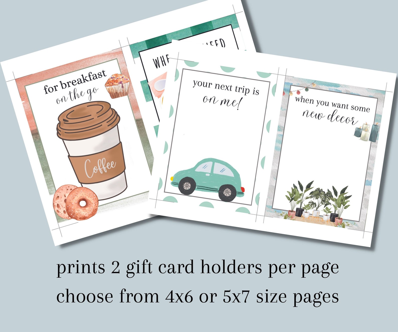 Printable Gift Card Book, Retirement Gift Card Book, Gift Card Photo ...