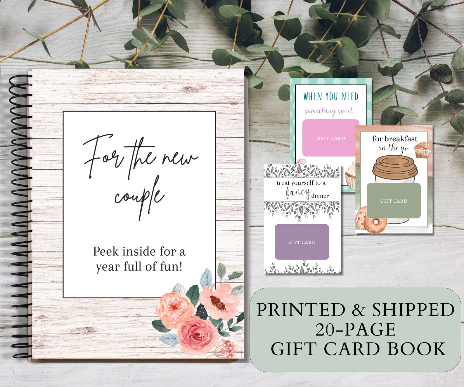 Wedding Gift Card Book, Gift Card Book for Newlyweds, Wedding Gift From ...