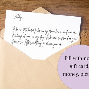 College Care Package, Open When Envelopes for College, Open When Cards ...