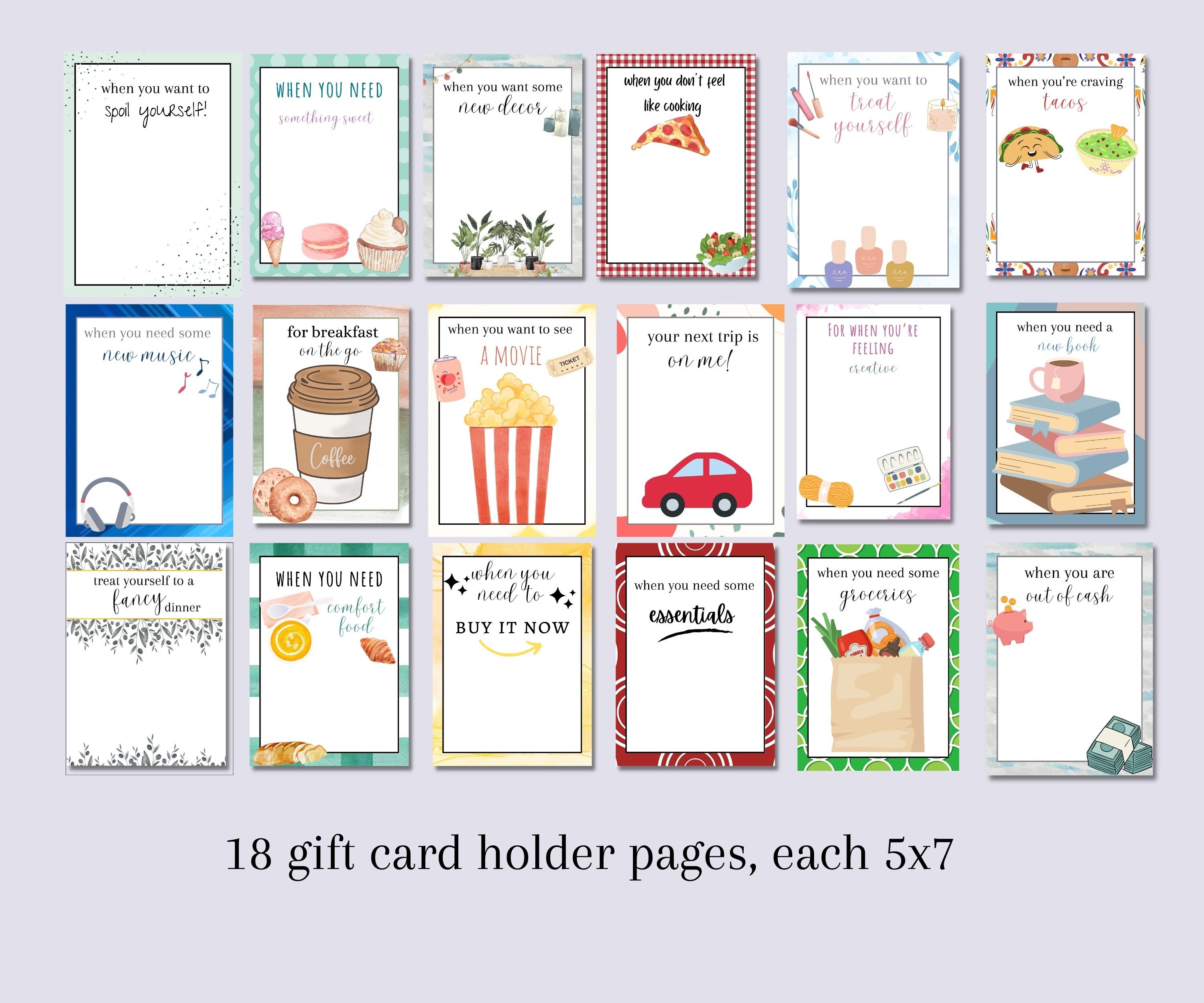Christmas Gift Card Book, Gift for College Student, Christmas Gift for ...