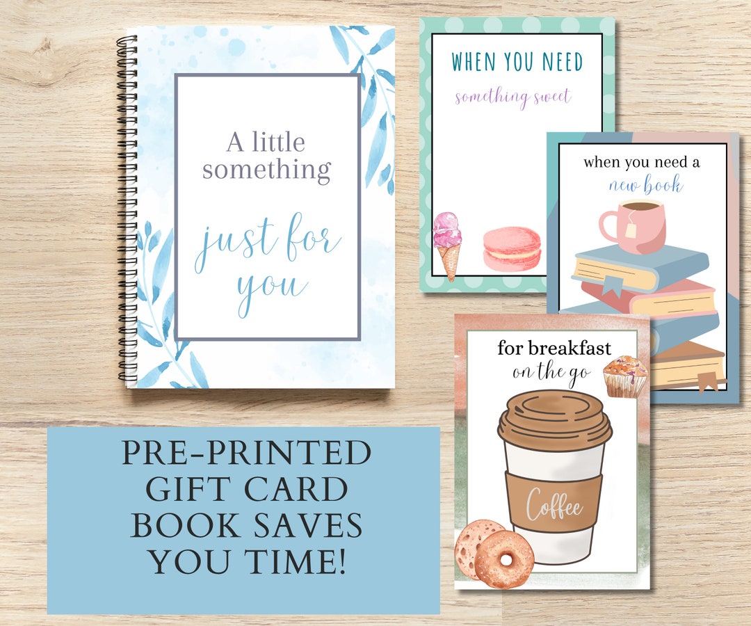 Mother's Day Gift Card Book, Birthday Gift for Mom, Birthday Gift Card ...