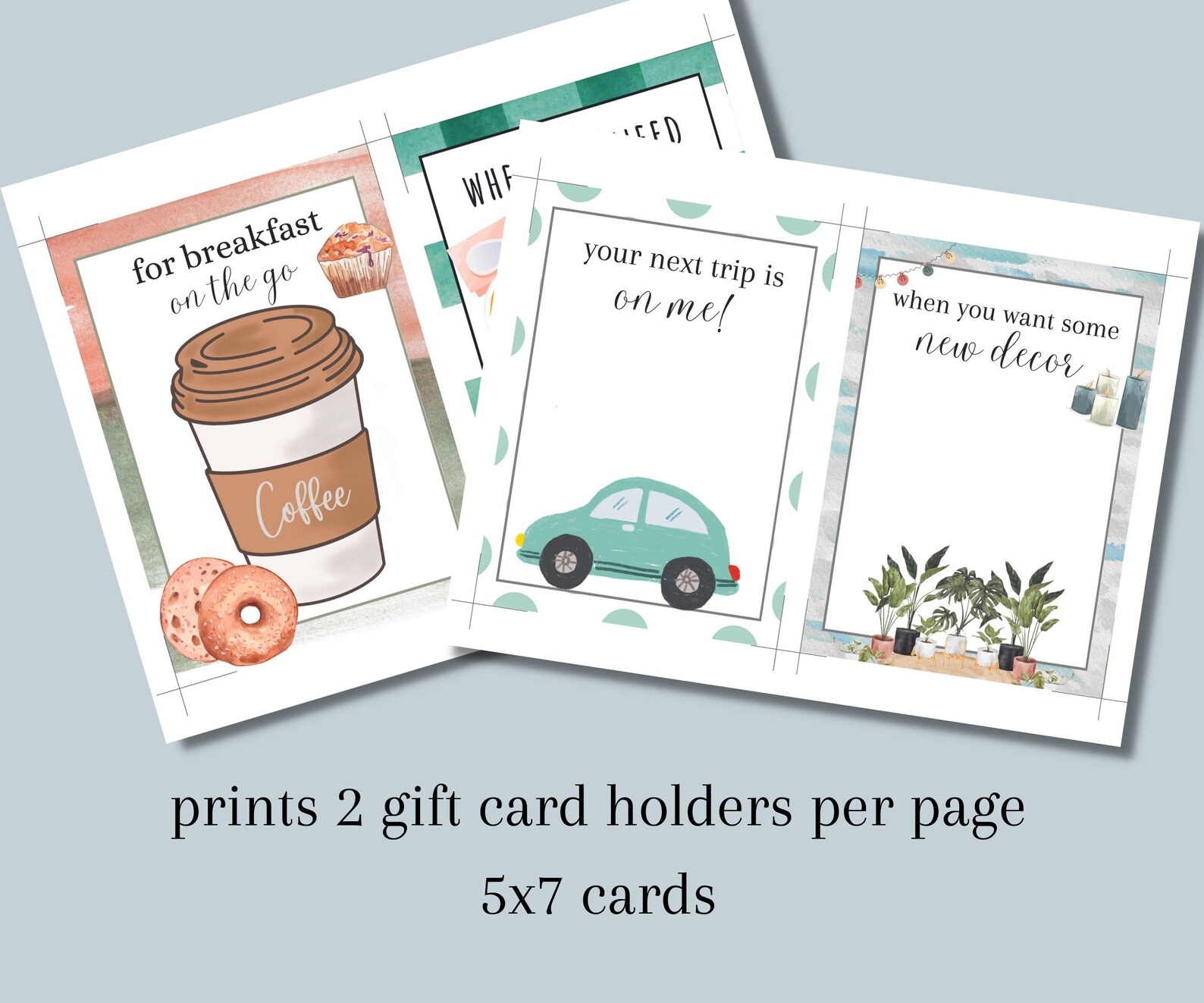 Printable Gift Card Book, Personalized Anniversary Gift for Parents ...