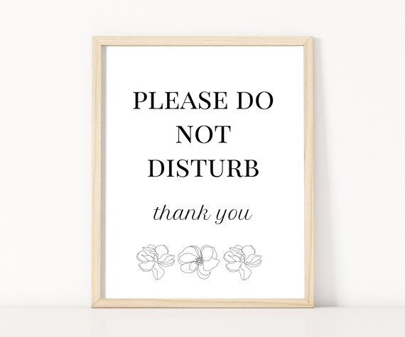 Please Do Not Disturb Sign Meeting in Progress Sign in A - Etsy