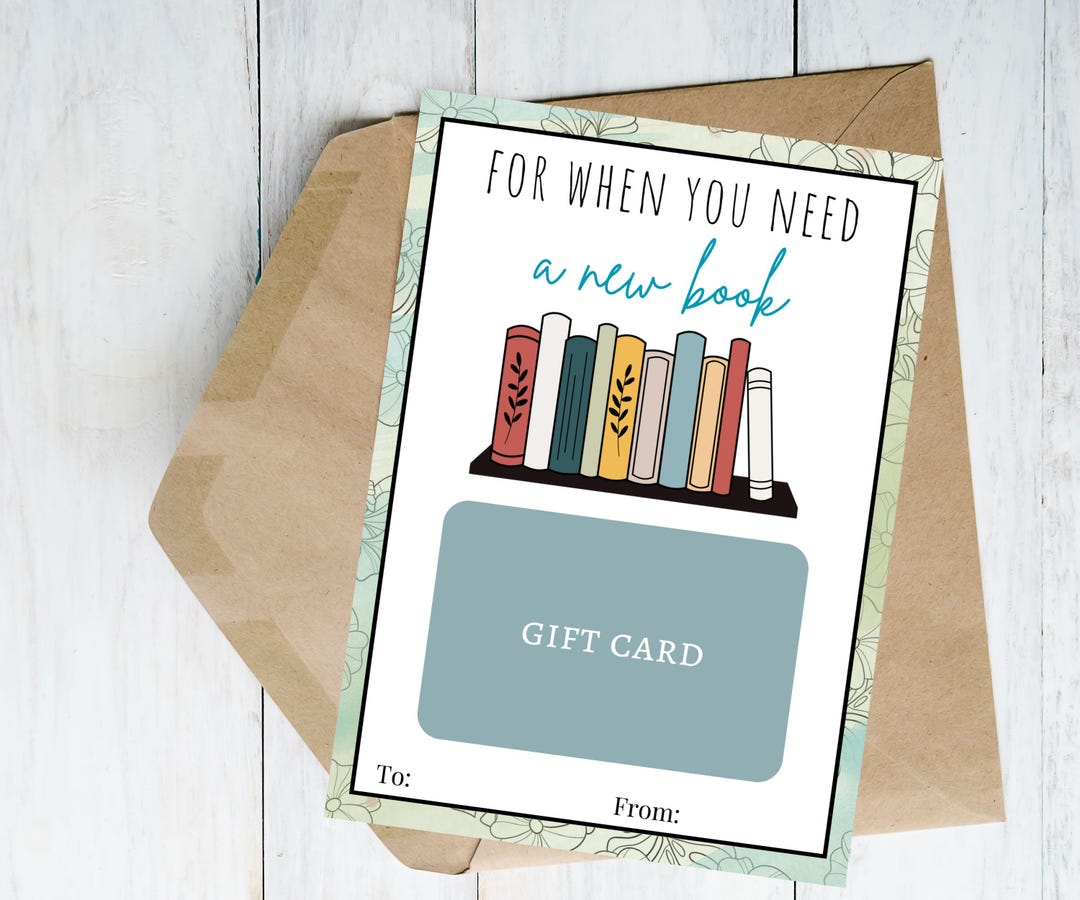 Book Gift Card Holder, Gift for Book Lover, Book Lover Gift Card Holder ...