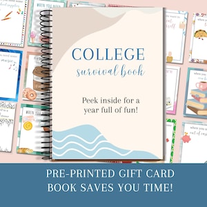 College Survival Kit, College Gift Card Book, High School Graduation ...
