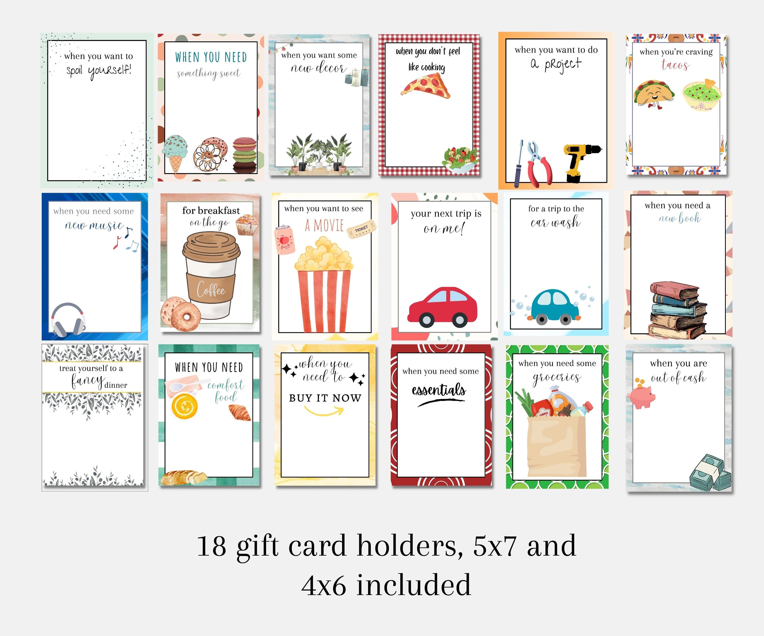 Christmas Gift Card Book, Gift for College Student, Christmas Gift for ...