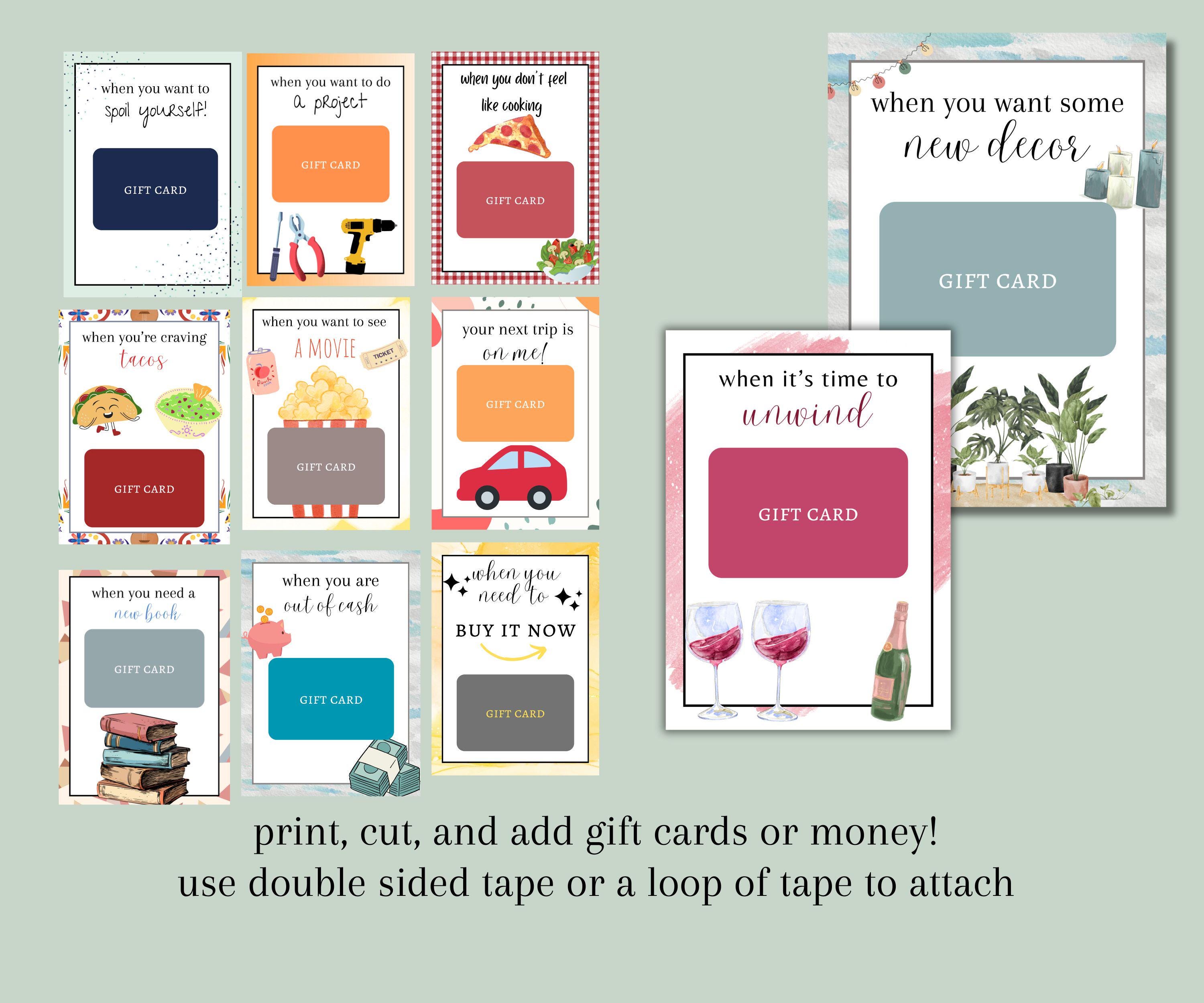 Christmas Gift Card Book, Gift for College Student, Christmas Gift for ...