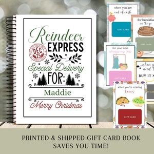 Christmas Gift Card Book, Gift for College Student, Christmas Gift for ...