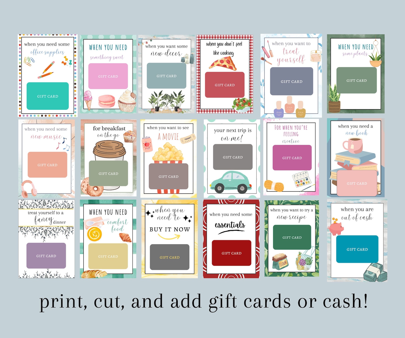 Printable Gift Card Book, Retirement Gift Card Book, Gift Card Photo ...