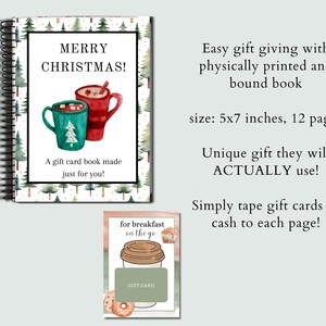 Christmas Gift Card Book, Gift for College Student, Christmas Gift for ...