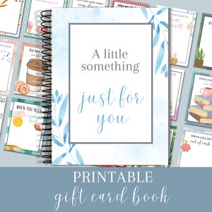 Printable Gift Card Book, Gift Card Photo Album, Mother's Day Gift From ...