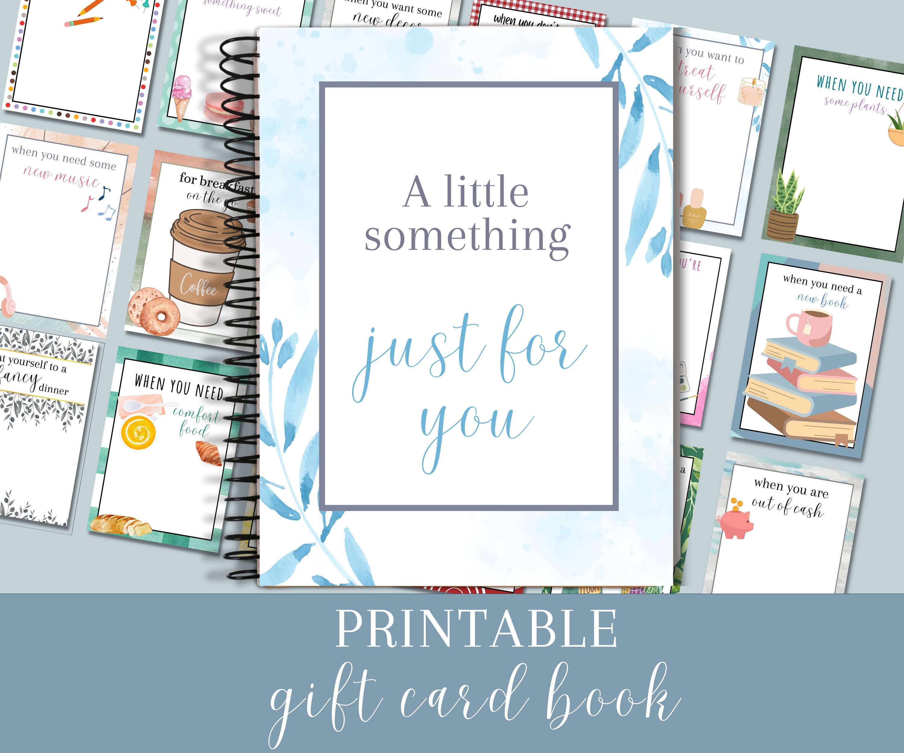 Printable Gift Card Book, Gift Card Photo Album, Mother's Day Gift From ...