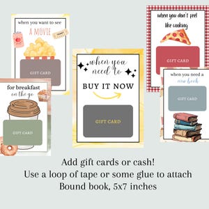 Christmas Gift Card Book, Gift for College Student, Christmas Gift for ...