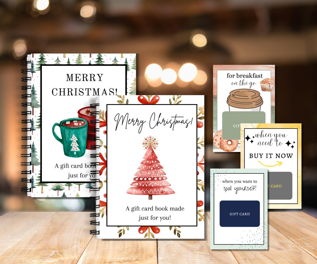 Christmas Gift Card Book, Gift for College Student, Christmas Gift for ...