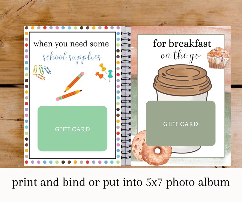 College Gift Card Book, College Survival Kit, Going to University Gift ...