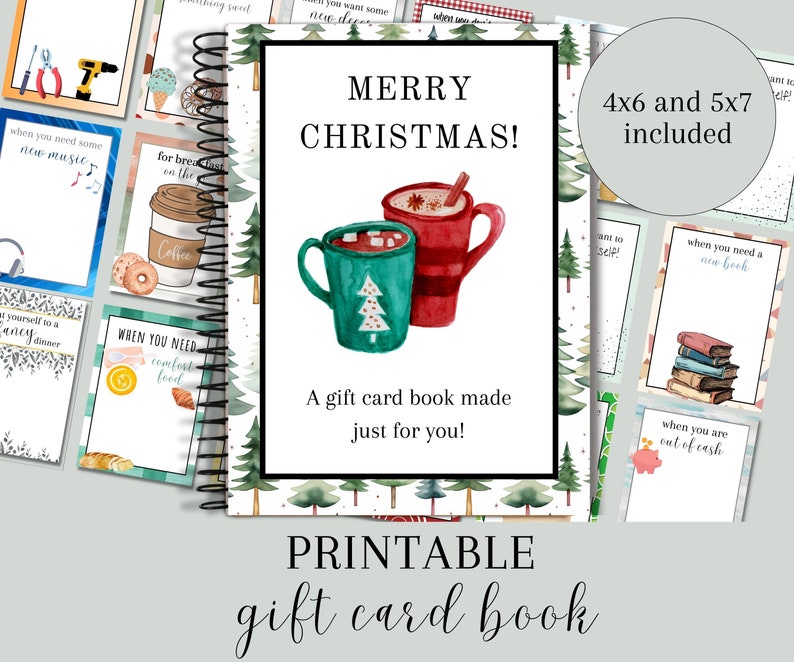 Christmas Gift Card Book, Gift for College Student, Christmas Gift for ...