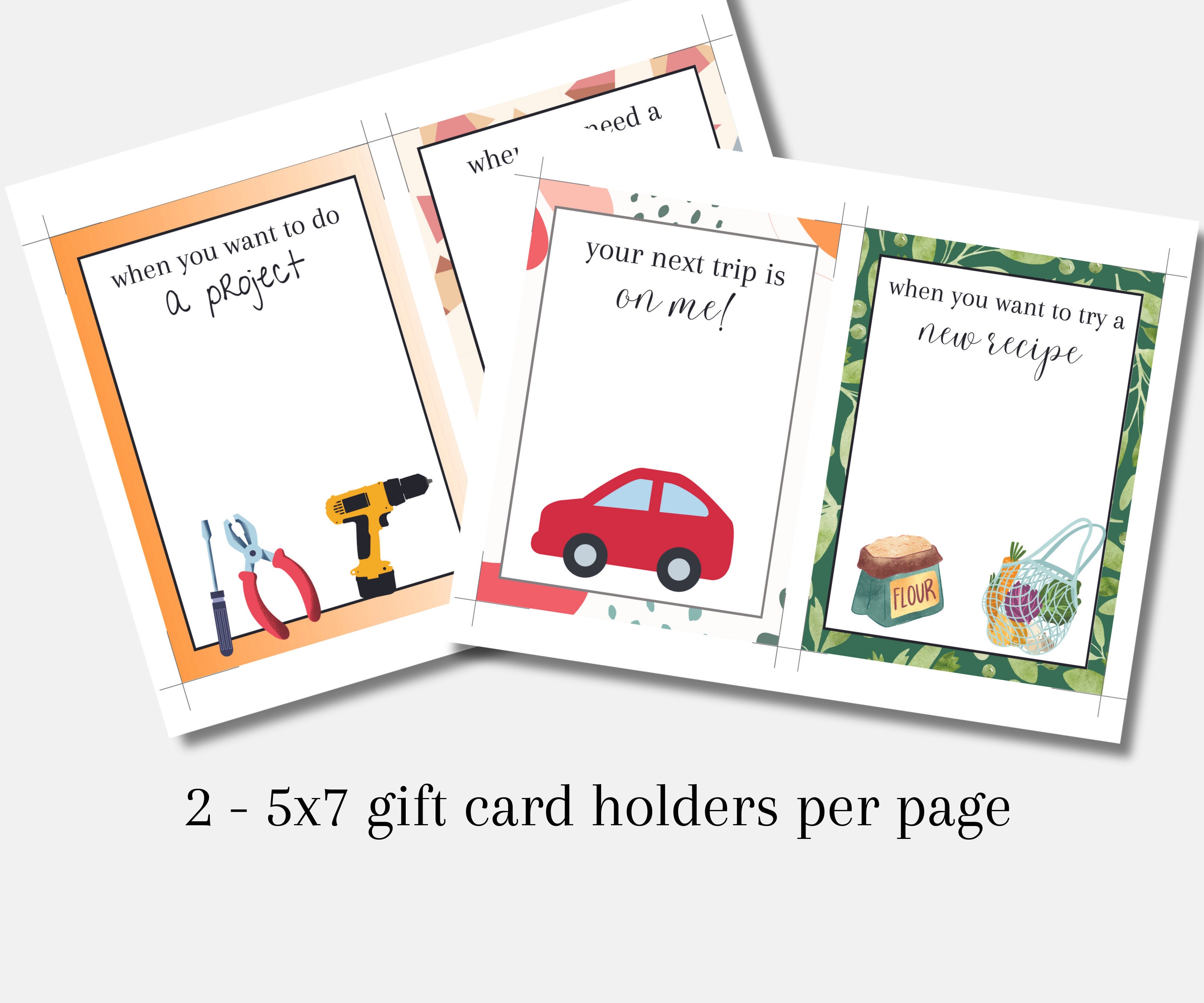 Father's Day Gift Card Book, Printable Gift Card Book, Gift for Husband ...