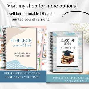 Graduation Gift Card Book, Gift Card Album, College Graduation Gift for ...