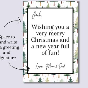 Christmas Gift Card Book, Gift for College Student, Christmas Gift for ...