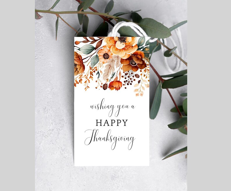 Thanksgiving Cookie Card, Teacher Gift Tag Fall, Fall Treat Bag Tag ...