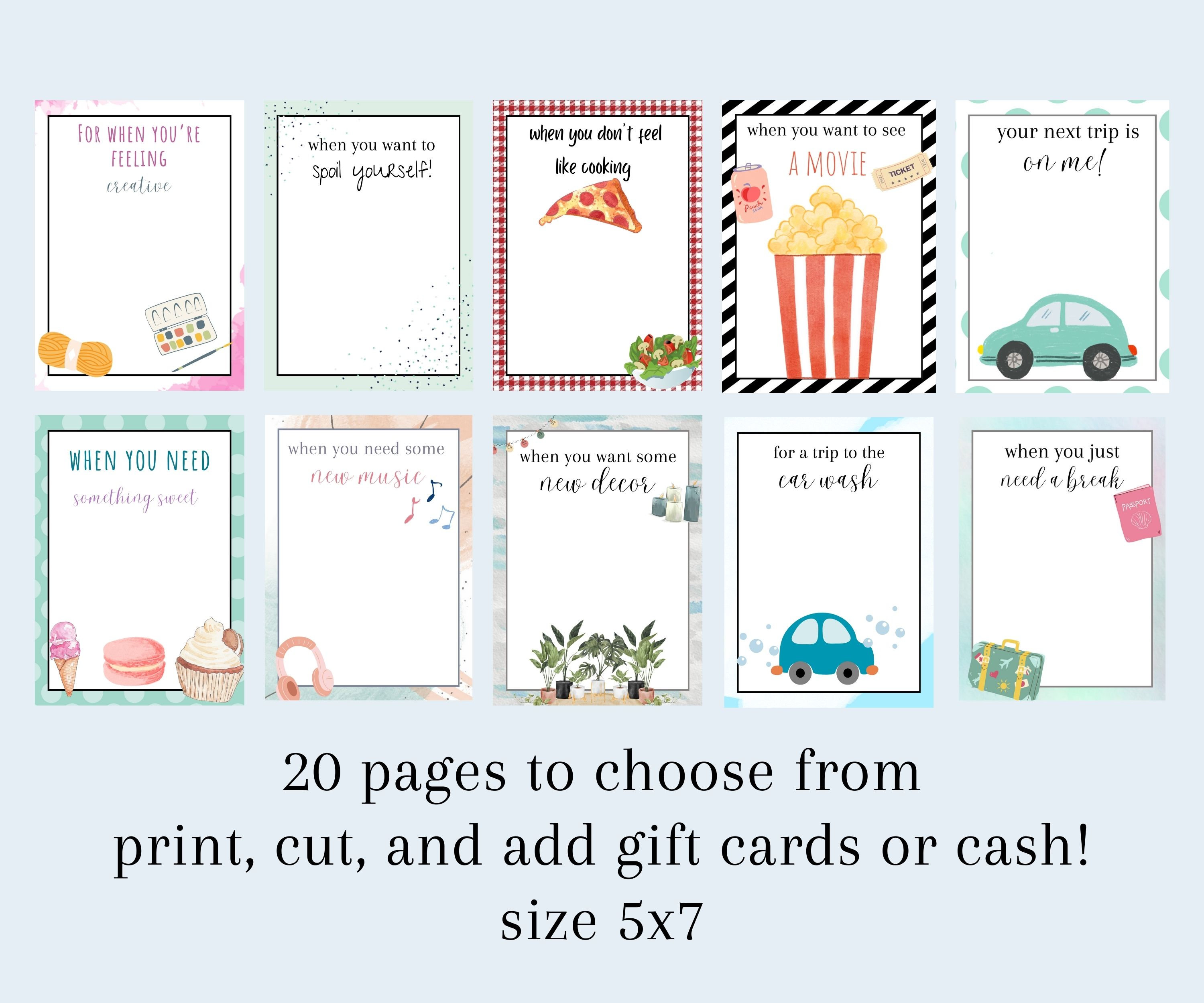 Wedding Gift Card Book, Bridal Shower Gift Card Book, Group Gift for ...