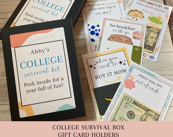 College Survival Kit, College Gift Card Book, High School Graduation ...