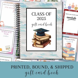 Graduation Gift Card Book, High School Graduation Gift, College ...