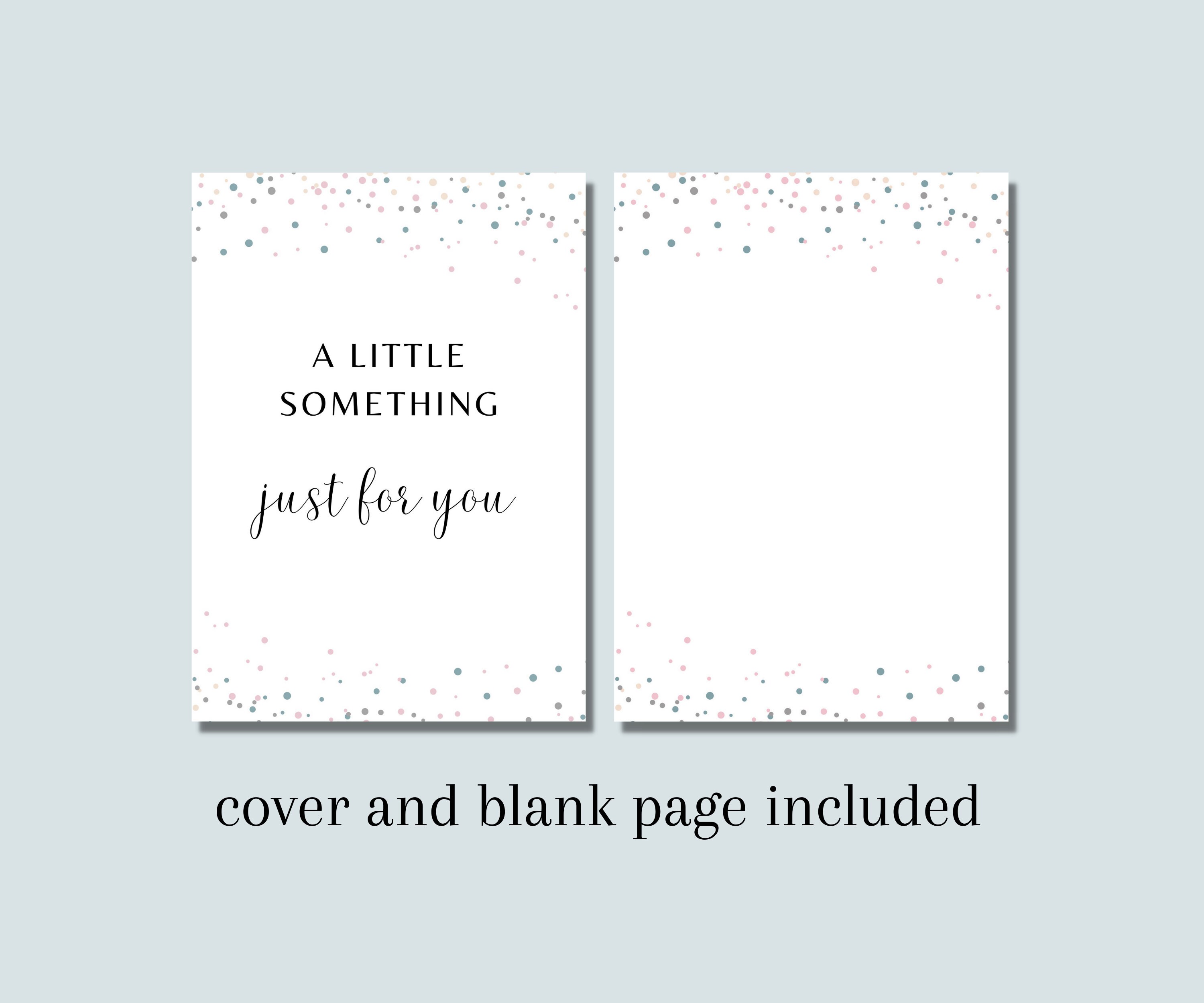 Printable Gift Card Book, Mother's Day Gift, New Mom Gift, Birthday ...