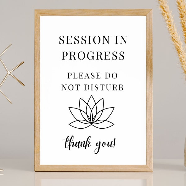 In Session Sign - Etsy