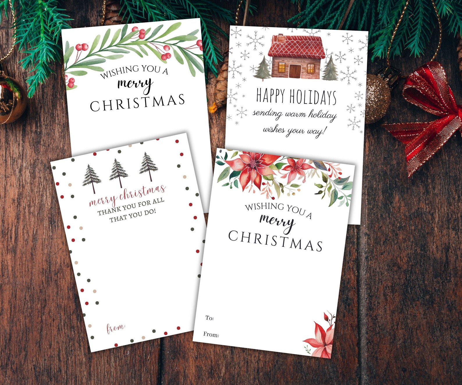 Christmas Gift Card Holder Bundle, Teacher Gift Card, Yankee Swap Gift ...