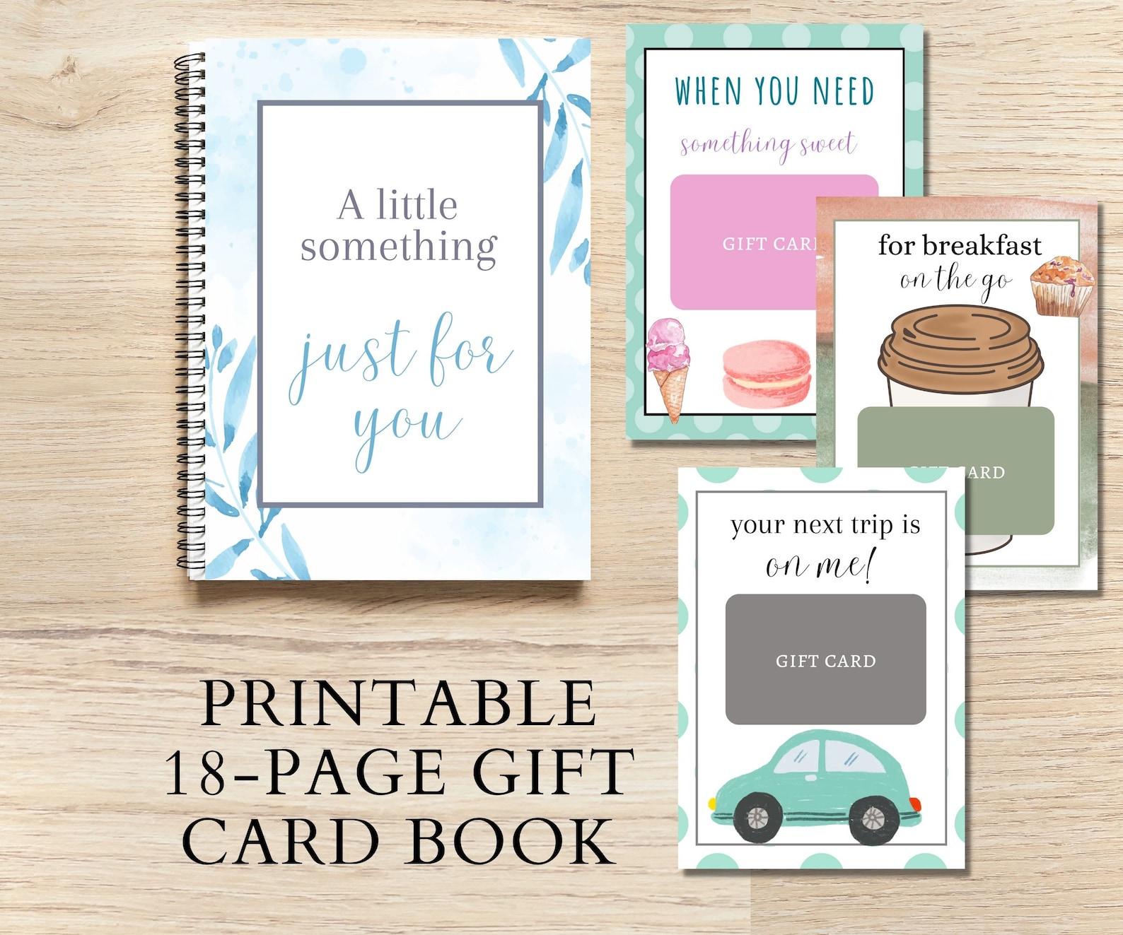 Printable Gift Card Book, Gift Card Photo Album, Mother's Day Gift From ...