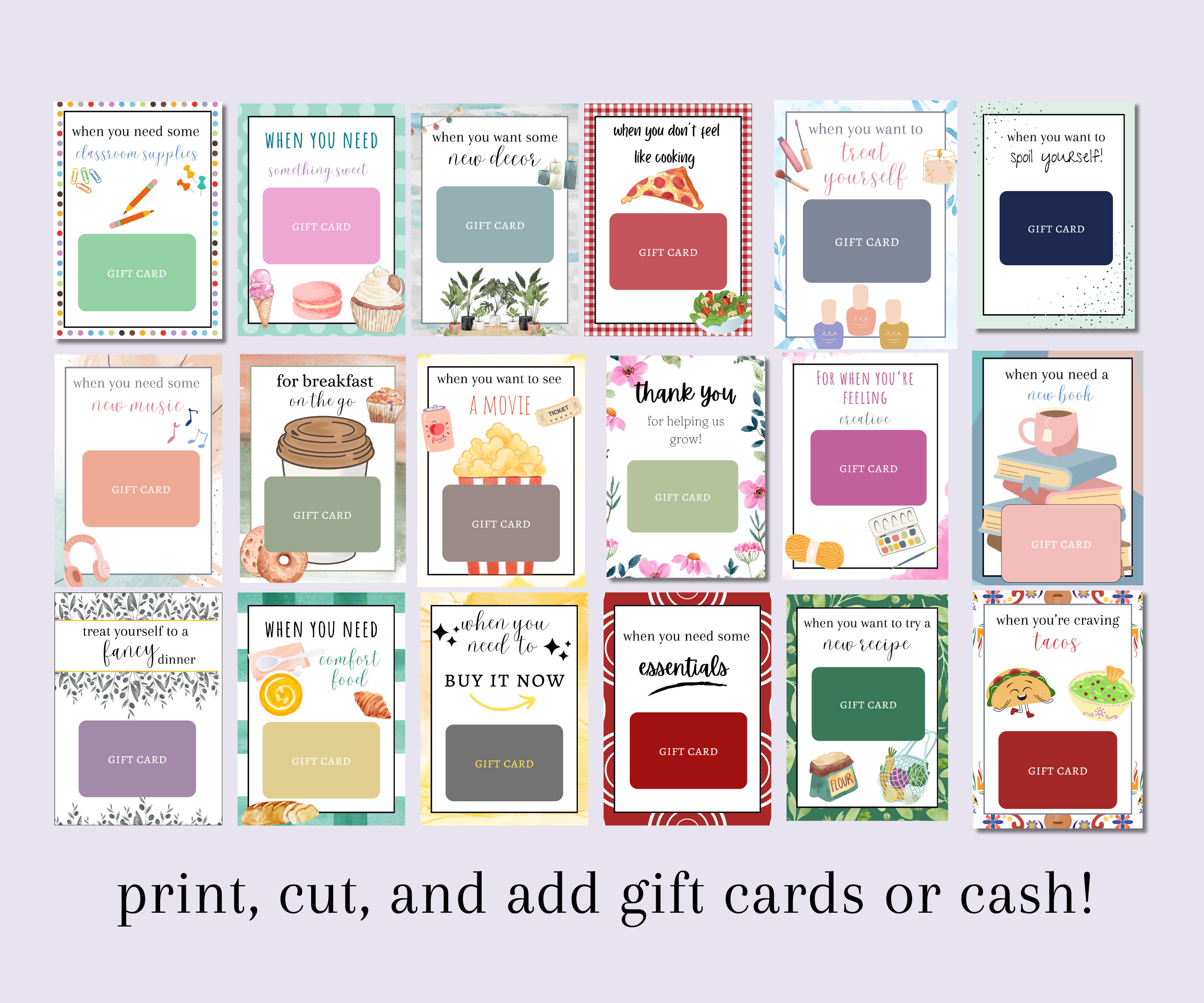 Teacher Gift Card Book, End of Year Gift for Teacher, Teacher ...
