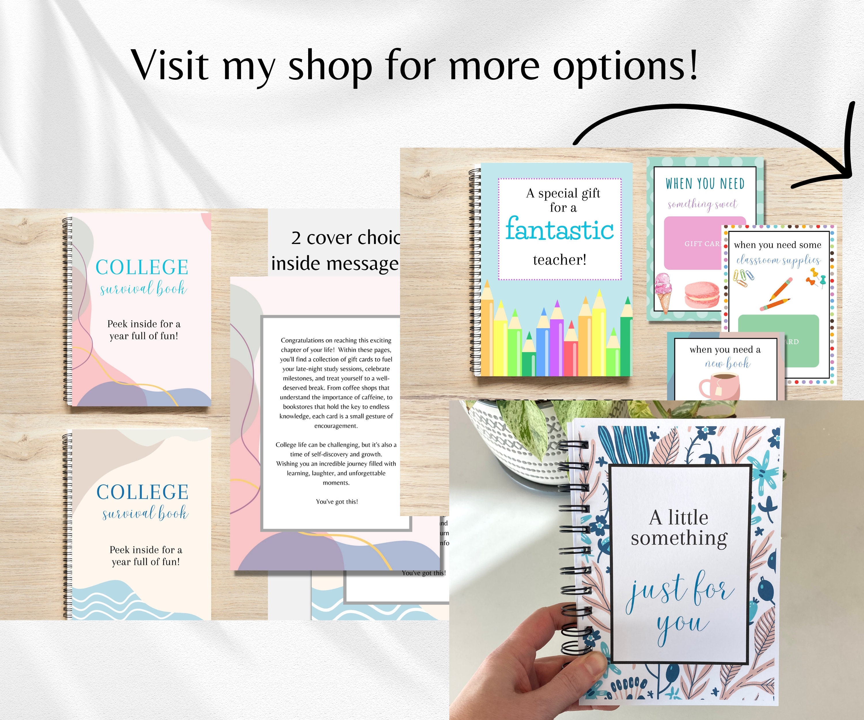Printable Gift Card Book, Retirement Gift Card Book, Gift Card Photo ...