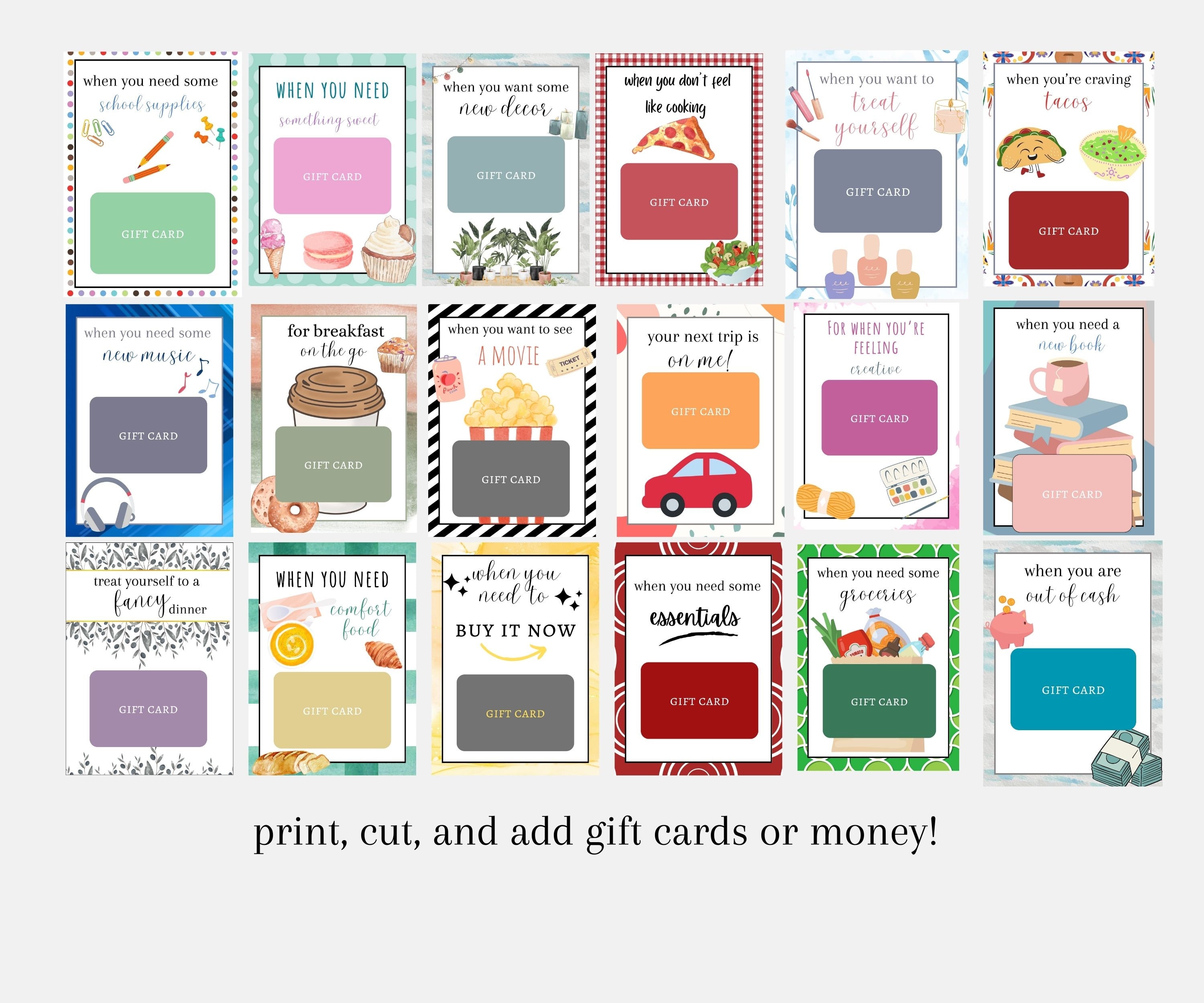 College Gift Card Book, College Survival Kit, Going to University Gift ...