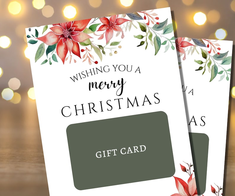 Christmas Gift Card Holder Bundle, Teacher Gift Card, Yankee Swap Gift ...