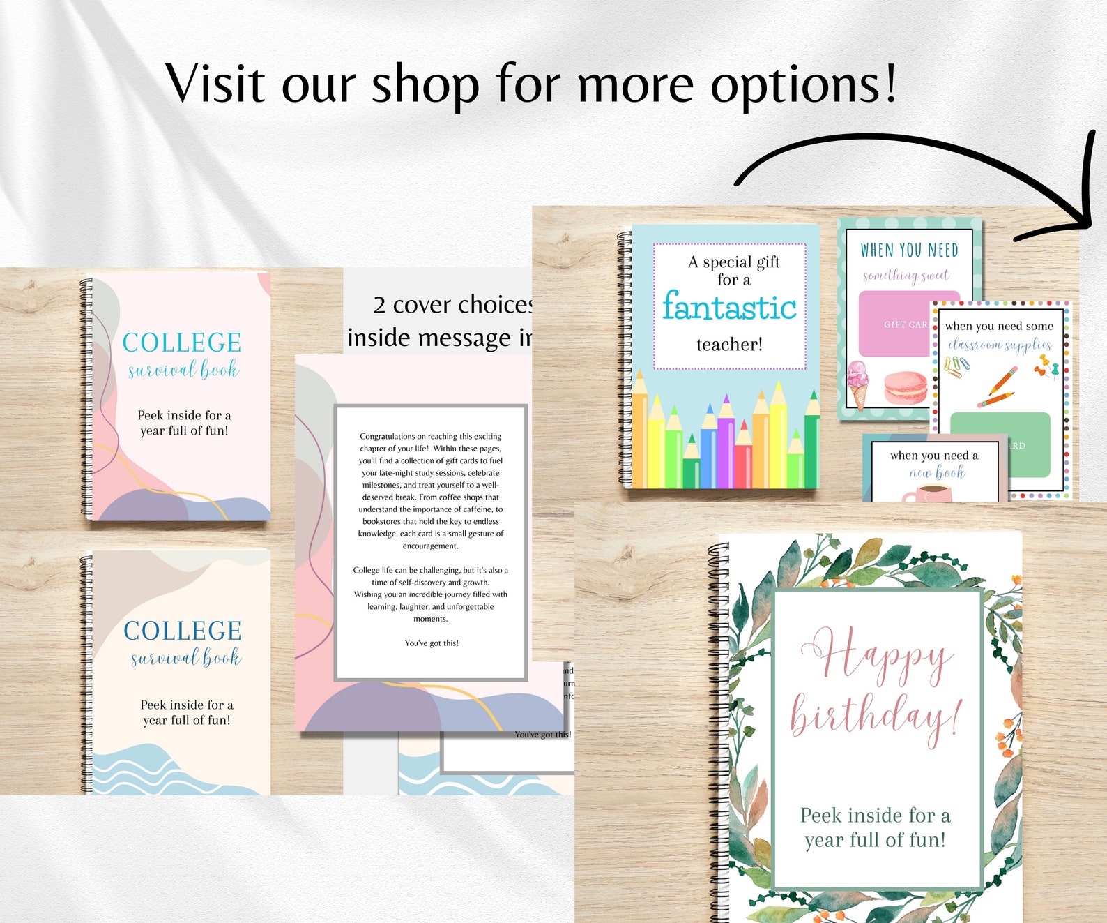 Teacher Gift Card Book, End of Year Gift for Teacher, Teacher ...