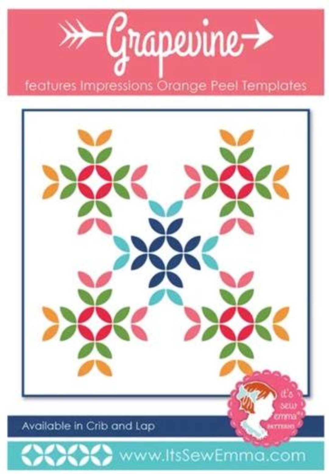 Grapevine Pattern by It's Sew Emma Crib and Lap - Etsy