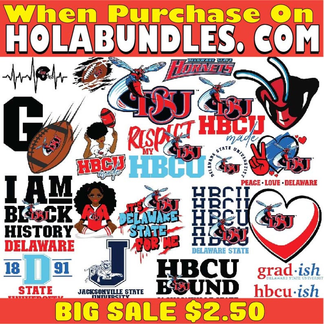 Delaware-state Svg and Hbcu Bundle Hbcu Svg, Digital Download, Perfect ...