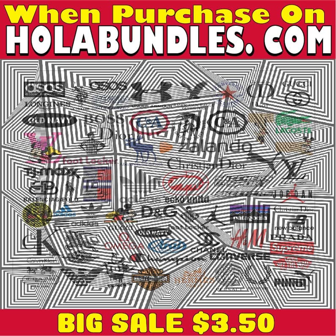 Logo Brand Bundle, Brand Logo Svg, Fashion Brand Svg, Fashion Svg, Logo ...