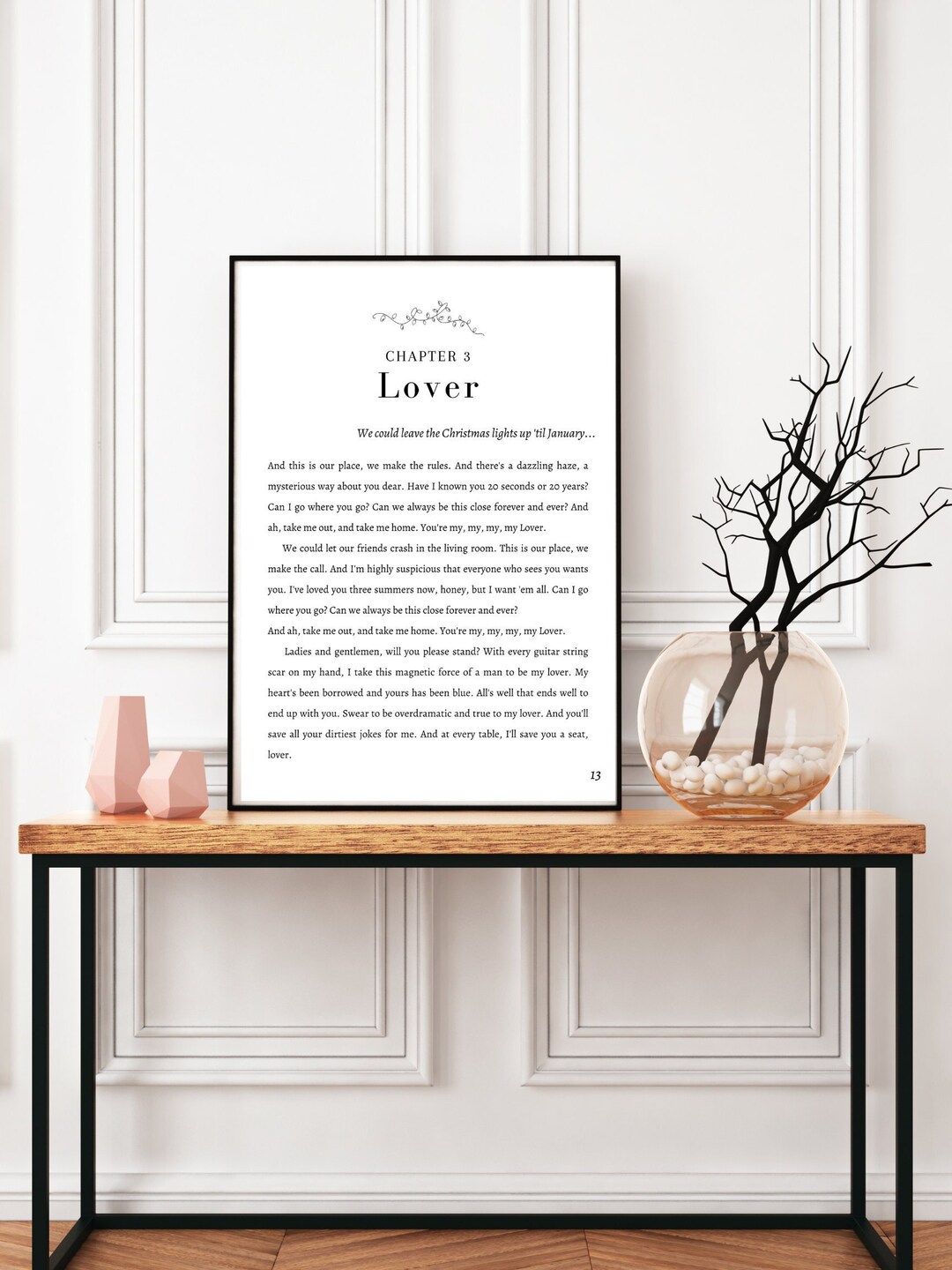 Taylor Swift lover Lyric Chapter Art Taylor's Version Lover Digital ...