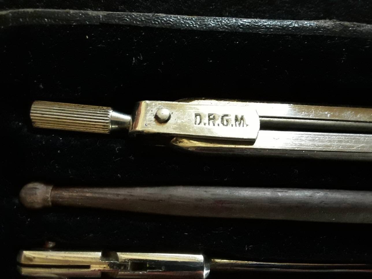 Desk Set Protractor and Compass Set Vintage 1900s - Etsy