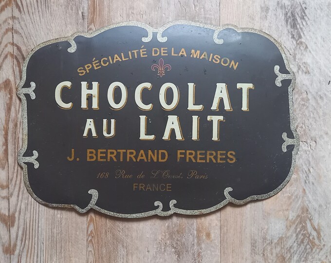 Vintage French Metal Sign Wall Decor - Etsy