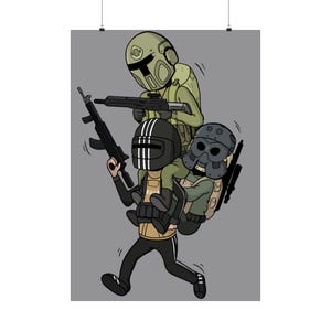 Escape From Tarkov Killa Themed Poster (large) High Quality Art for ...