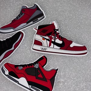 Jordan Inspired Cake Topper - 1 Caketoppet & 4 SHOES Mini Toppers - Etsy