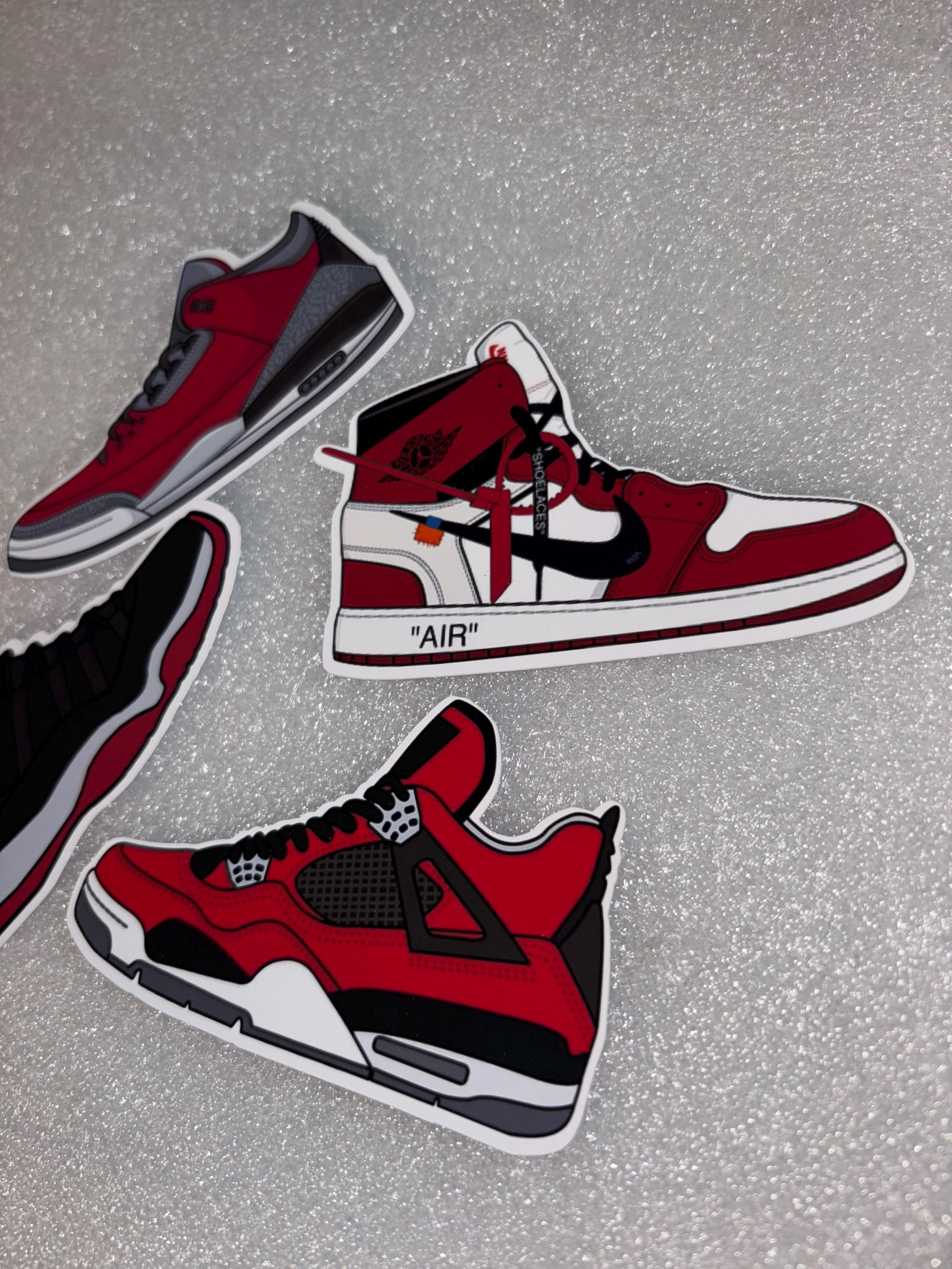 Jordan Inspired Cake Topper - 1 Caketoppet & 4 SHOES Mini Toppers - Etsy