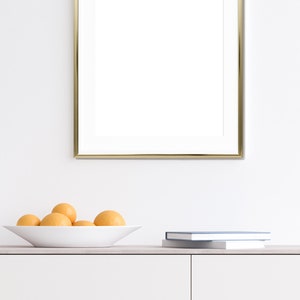 Gold Metal Frame A2 A3 A4 A2 30x40 50x70 70x100 Large Thin Minimalist ...