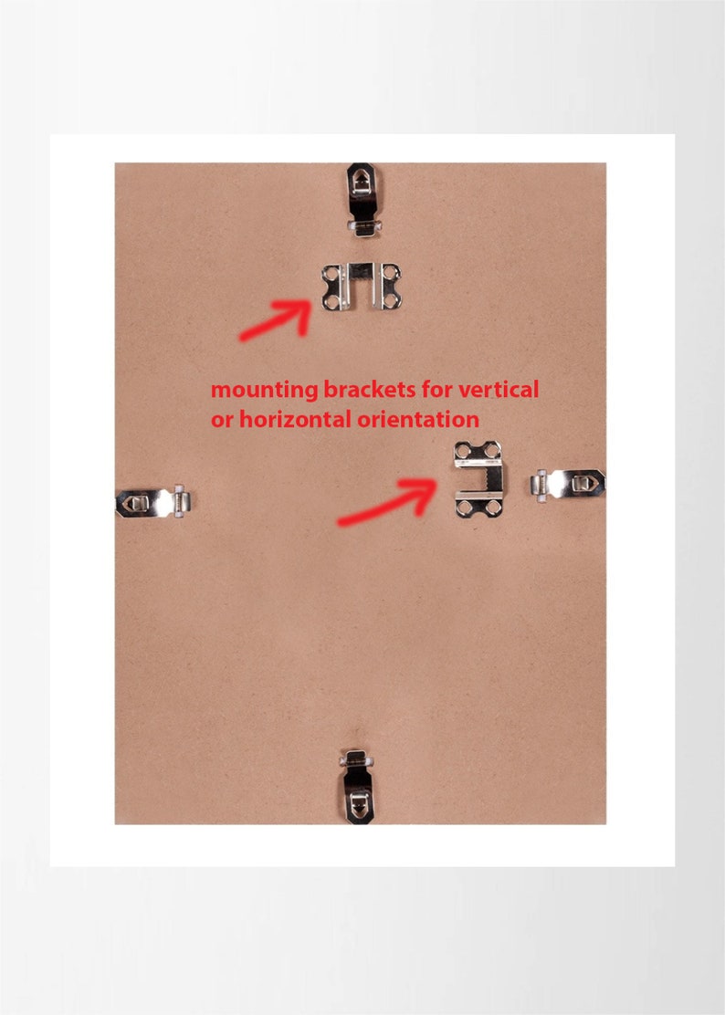 Glass Clip Picture Frame Frameless Modern Picture Poster | Etsy