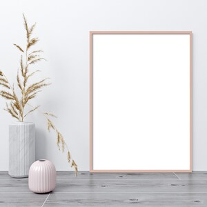 Pastel Pink Wood Frame A2 A3 A4 30x40 50x70 70x100 Pale Rose Natural ...