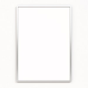 Holiday Silver Picture Frame Metal Modern Large Minimalist Classic ...