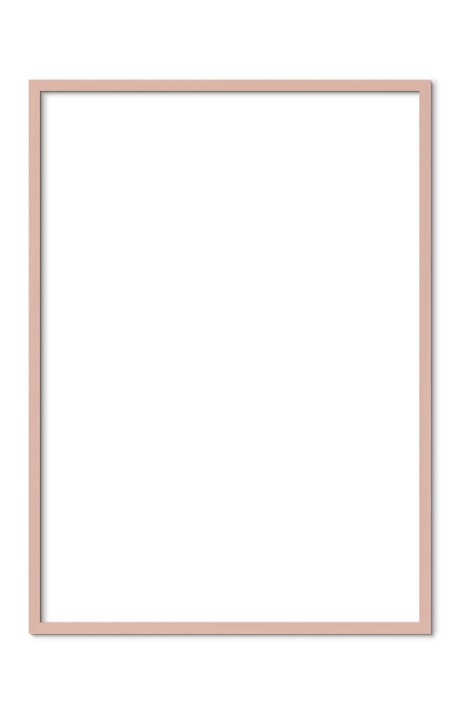 Pastel Pink Wood Frame A2 A3 A4 30x40 50x70 70x100 Pale Rose - Etsy
